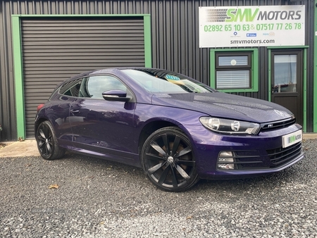purple vw scirocco