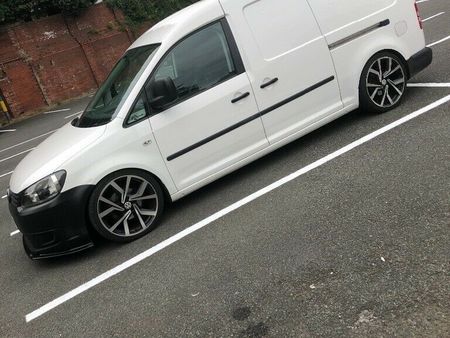 VOLKSWAGEN CADDY UTILITAIRE vw-caddy-maxi-low-modified-mapped-stance ...
