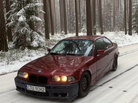 bmw e36 snow drift