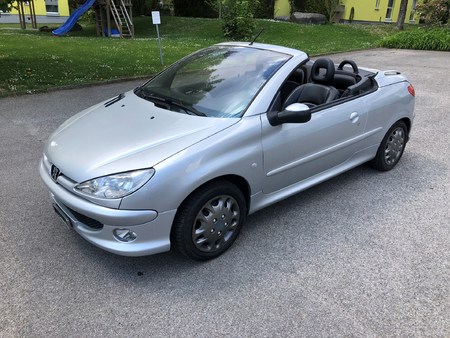 peugeot 206 cc silver