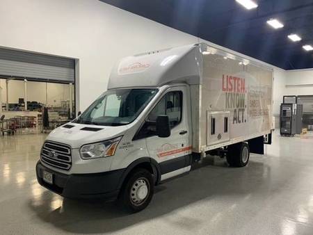 FORD TRANSIT CUSTOM ford-transit-350-custom-box-truck occasion - Le Parking