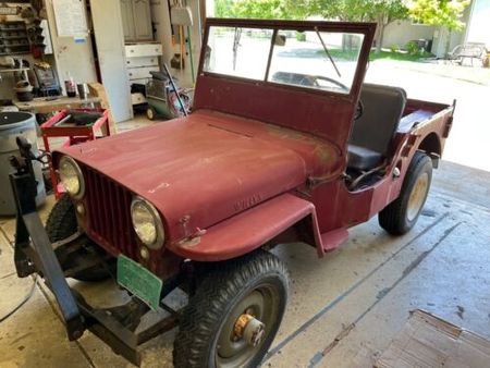 WILLYS CJ-2A running-willys-cj2a-jeep-6-volt-pto-governor-generator ...