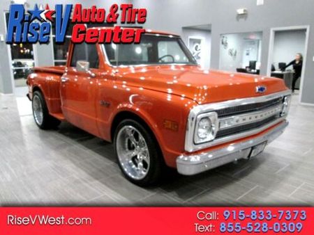 CHEVROLET C10 1970-chevrolet-c10-step-side-0-miles-orange-pickup-truck ...