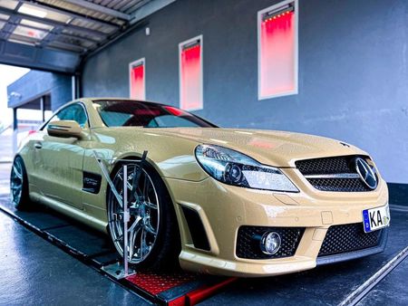 MERCEDES SL r230-mercedes-benz-sl-600-65-amg-sand-designo-v12-bi-turbo ...