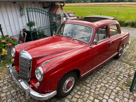 MERCEDES PONTON mercedes-ponton-219-w105-webasto-faltdach-oldtimer-1958 ...