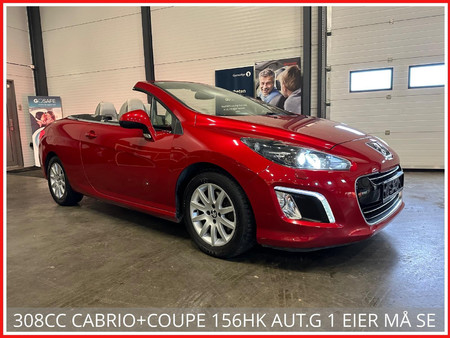 PEUGEOT 308 CC 308cc-cabrio-coupe-1-eier-lav-km-156hk-aut-g-sp-skinn ...