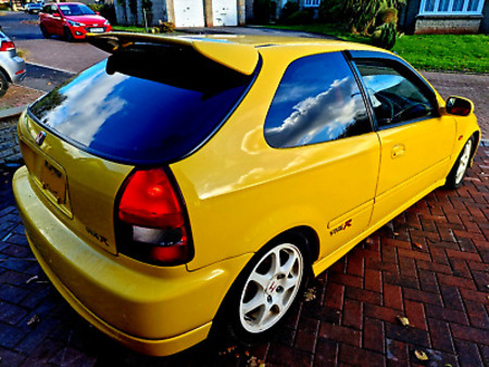HONDA CIVIC 2000-honda-civic-type-r-ek9-rx-facelift-y56-yellow-rare ...
