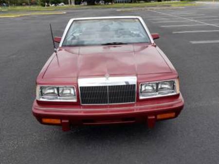 1986 Chrysler Lebaron Maroon