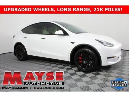 TESLA MODEL Y 2021-tesla-model-y-long-range-carfax-one-owner-clean ...