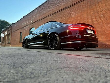 audi a8 stanced