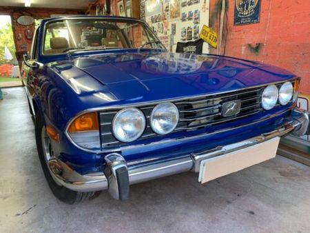TRIUMPH STAG triumph-stag-auto-24k-spent-all-original-in-delft-blue ...
