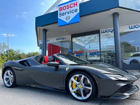 FERRARI SF90 STRADALE SPIDER ferrari sf90 spider/grey-red/carbon/racing ...