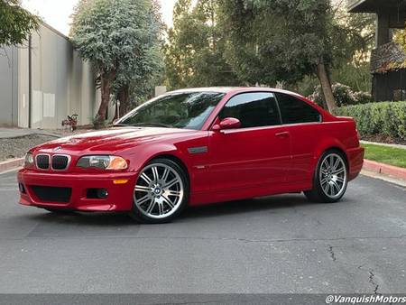 BMW 3 SERIES COUPE 2003 imola red e46 m3 * 6-speed * one owner * 25k ...