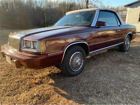 1986 Chrysler Lebaron Maroon
