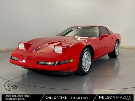 corvette c4 red