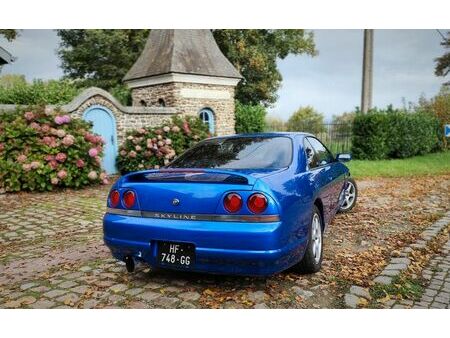 NISSAN SKYLINE nissan skyline 1993 r33 gts-t 4ws rb25det bayside blue ...